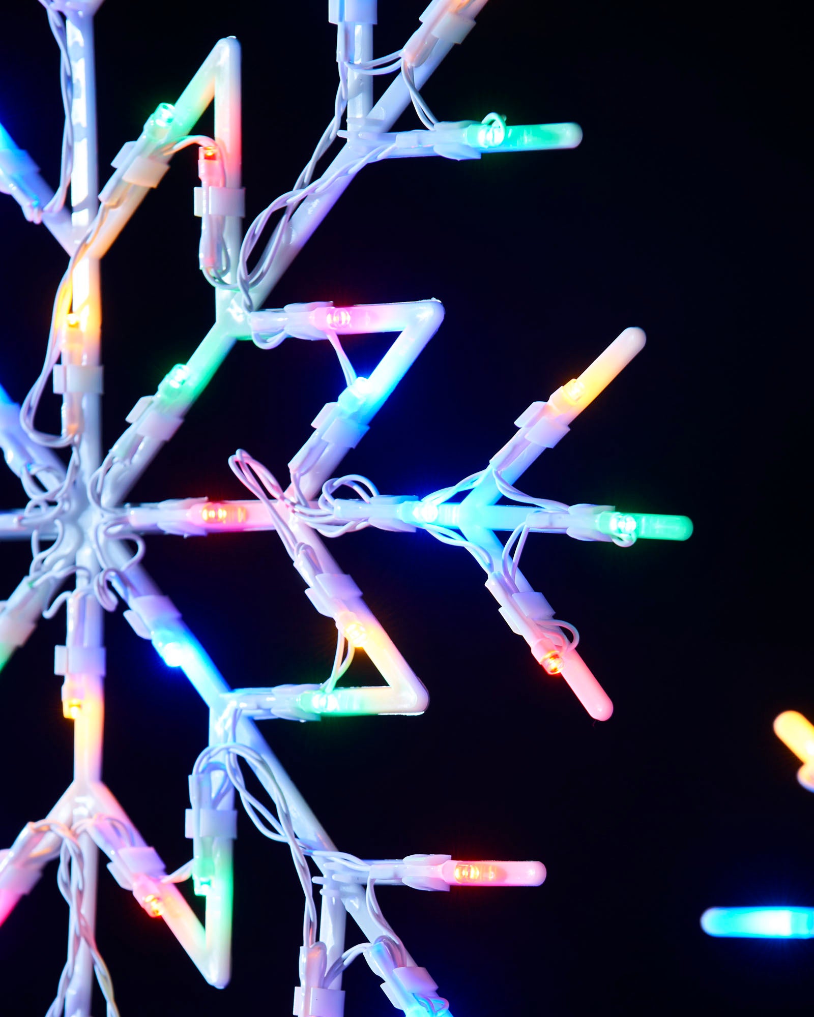Snowflake Silhouette, Multi-Coloured, 36 cm